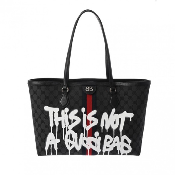 Balenciaga | Bags | Balenciaga X Gucci Medium Tote Bag The Hacker ...